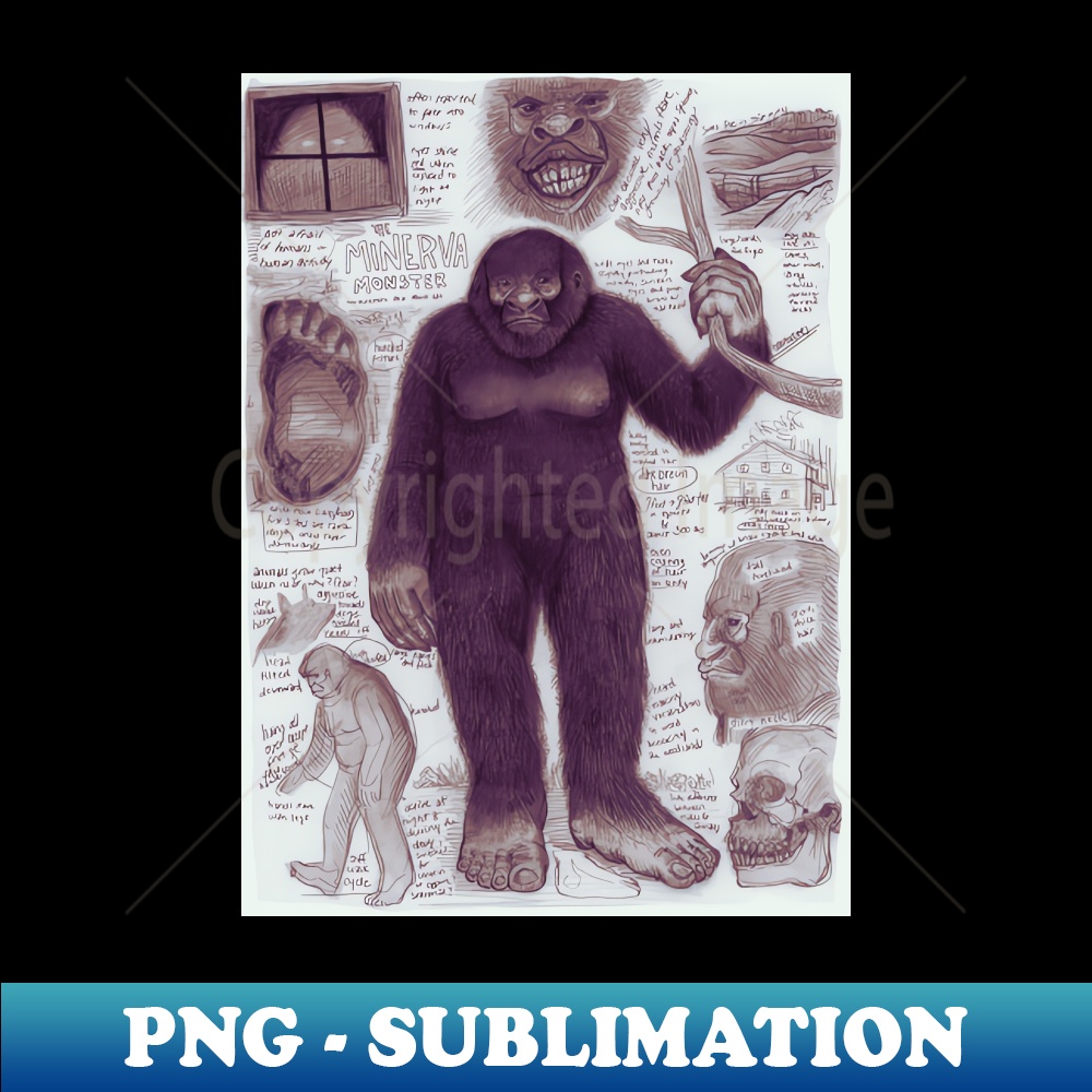 Minerva Monster - Professional Sublimation Digital Download - Inspire ...