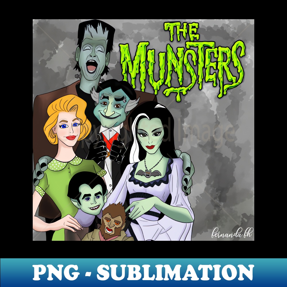 The Munsters - Instant PNG Sublimation Download - Revolution | Inspire ...