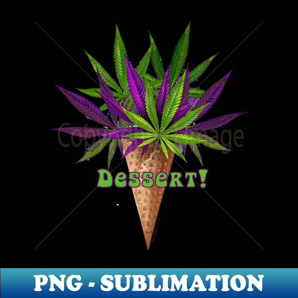 Weed Dessert weed leaf cone - Professional Sublimation Digit | Inspire ...