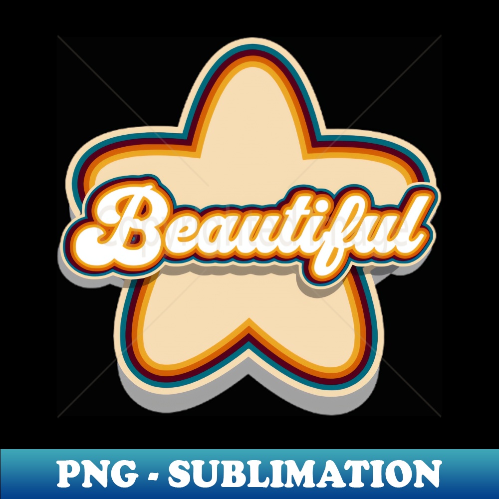 70s Beautiful Star - PNG Sublimation Digital Download - Brin | Inspire ...