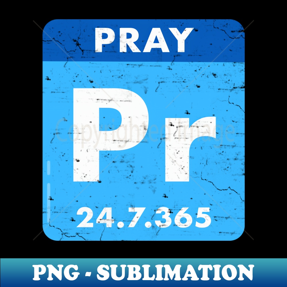 Pray 247365 the hope element white text blue background - Vi | Inspire ...