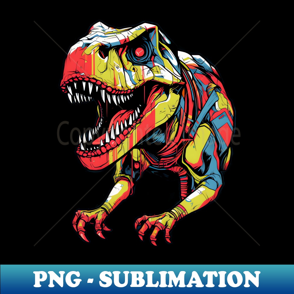 Stained glass design T-rex - Signature Sublimation PNG File - Inspire ...