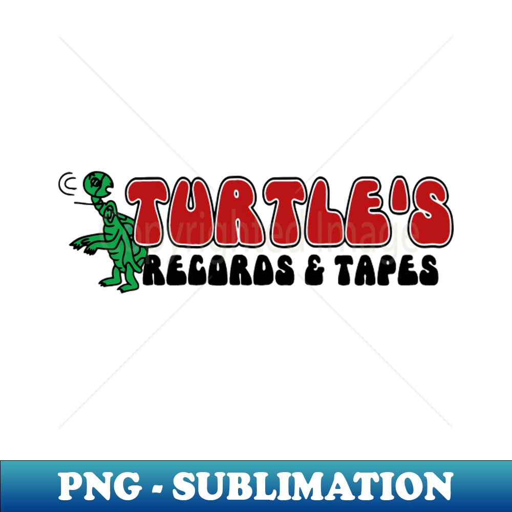 Turtles Records and Tapes Design - Unique Sublimation PNG Do - Inspire ...