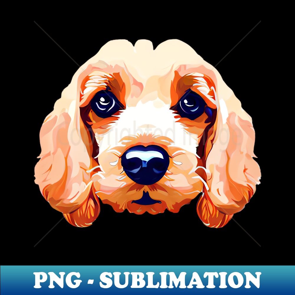 Cocker Spaniel Painting - Aesthetic Sublimation Digital File - Inspire ...