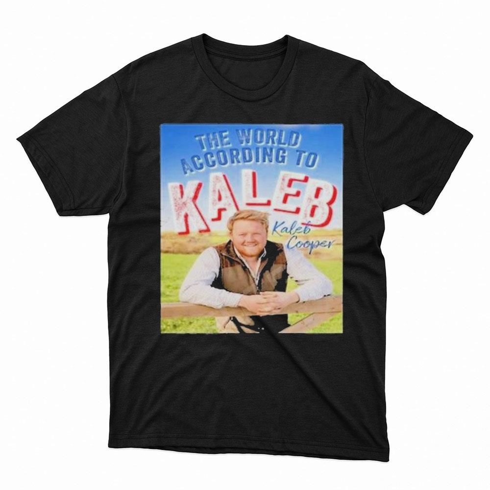 Kaleb Cooper The World According To Kaleb Book Cover Tee Shi | Inspire ...