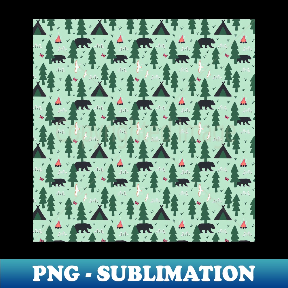 True North Pattern Hunter Mint - Exclusive Sublimation Digi | Inspire ...
