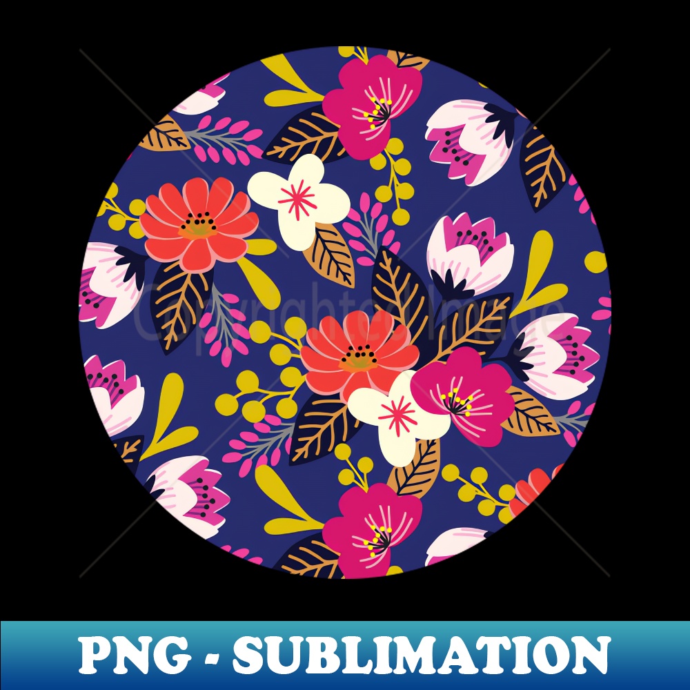 Vibrant boho bouquet flower pattern - High-Resolution PNG Su | Inspire ...