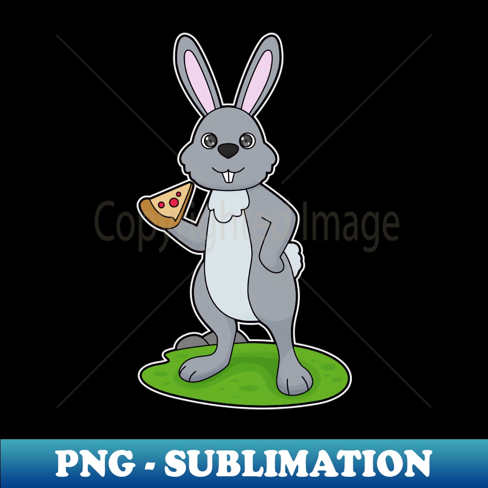 Rabbit Pizzeria Pizza - PNG Transparent Sublimation Design - - Inspire ...