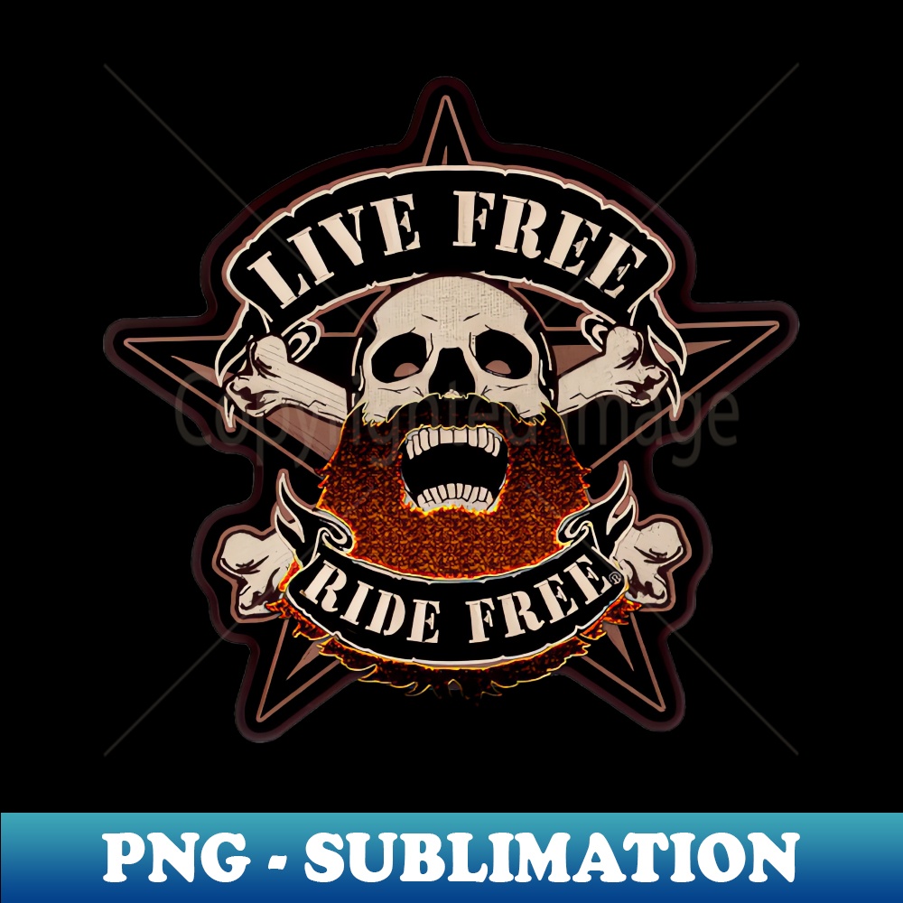 Live Free Ride Free Patch - Exclusive Sublimation Digital Fi | Inspire ...