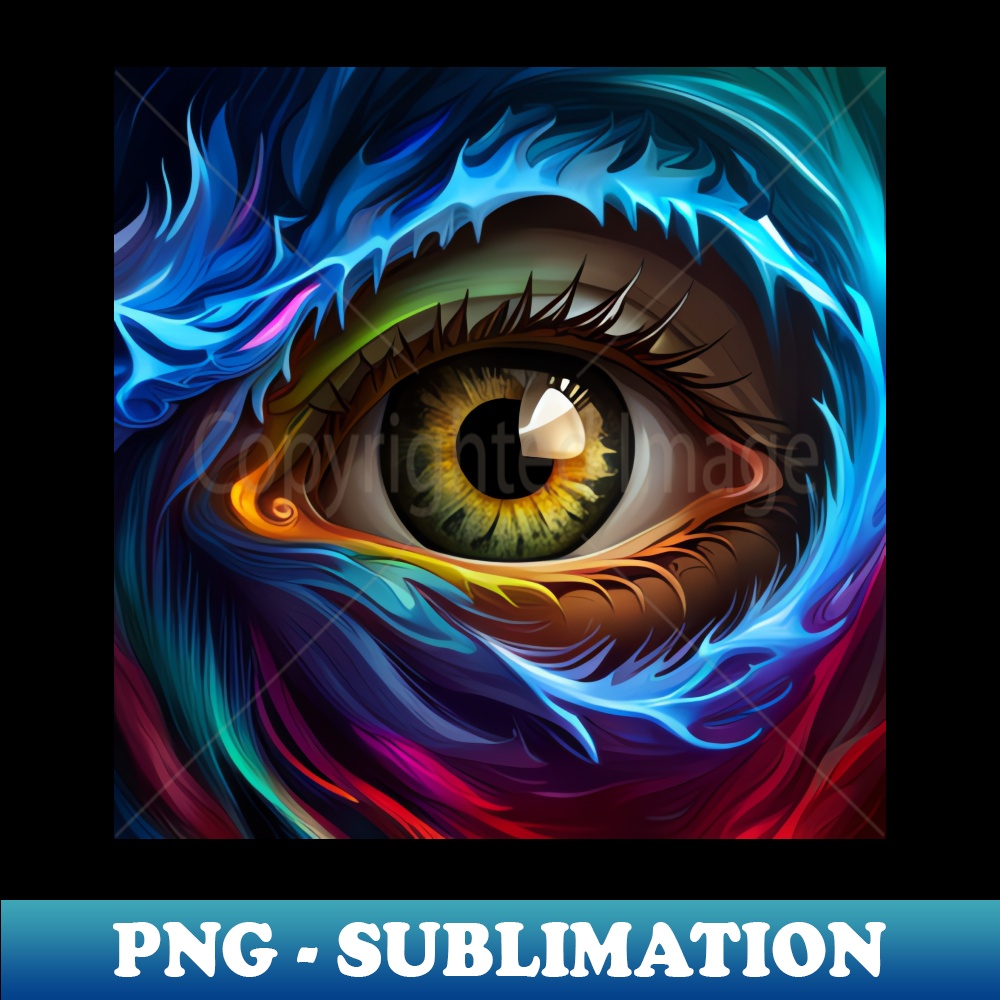 Vibrant Visions A Liquid Art Eye Design - PNG Transparent Di | Inspire ...