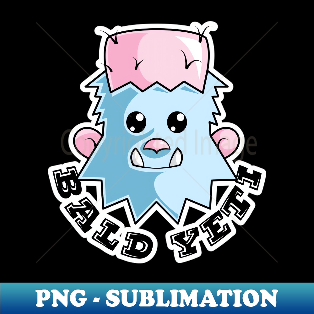 Bald Yeti - Elegant Sublimation PNG Download - Perfect for S | Inspire ...