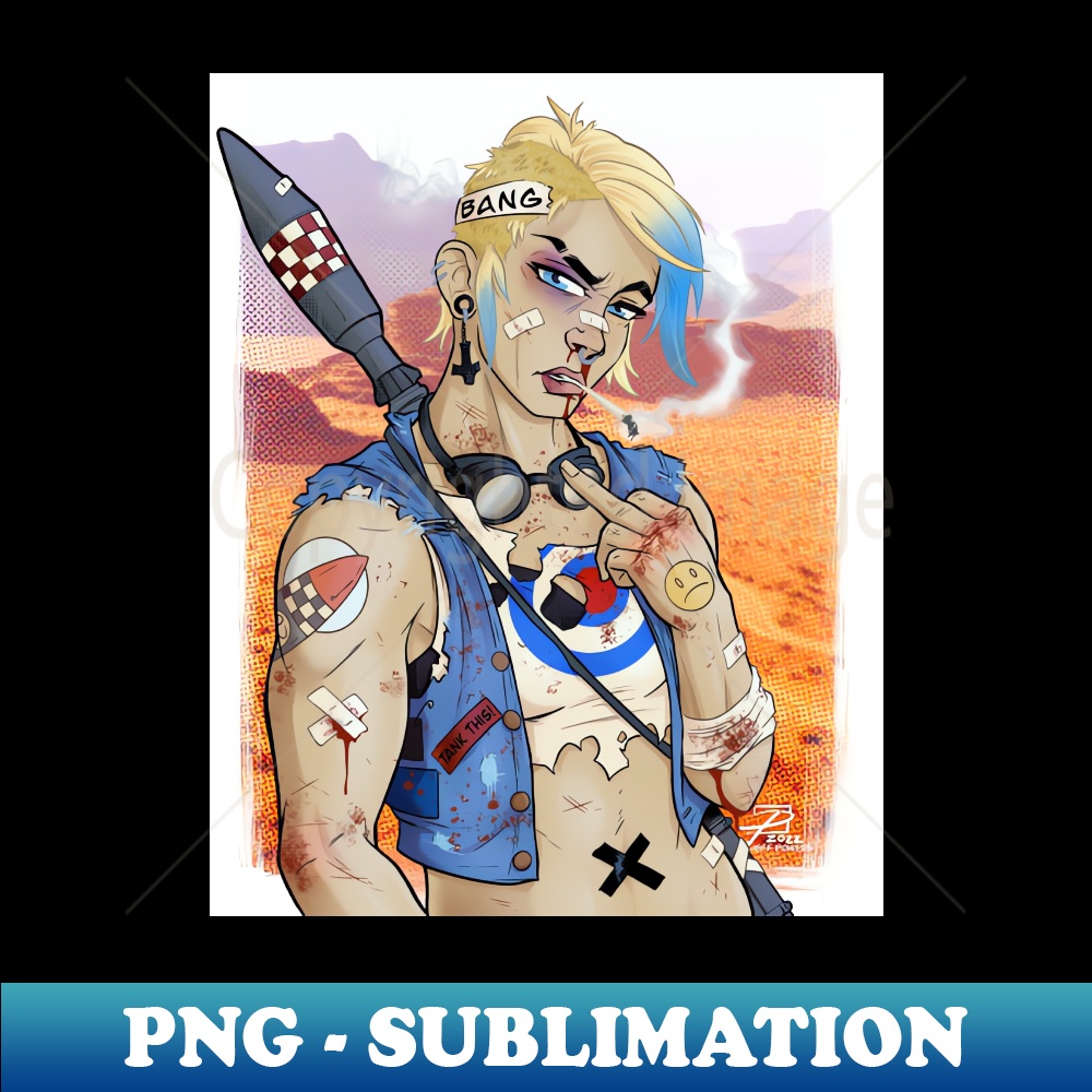 Tank girl - PNG Sublimation Digital Download - Spice Up Your - Inspire ...