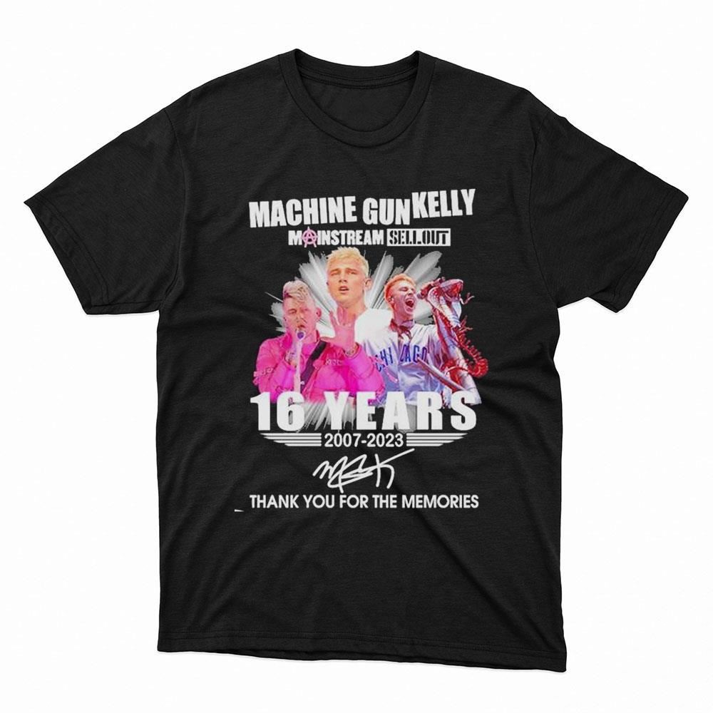 Machine Gun Kelly 16 Years 2007 2023 Mgk Tomato Thank You Fo - Inspire ...