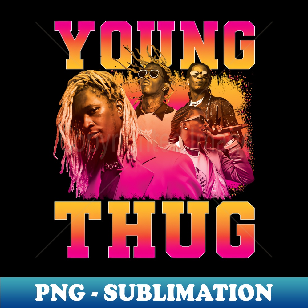 Young Thug - PNG Transparent Digital Download File for Subli | Inspire ...
