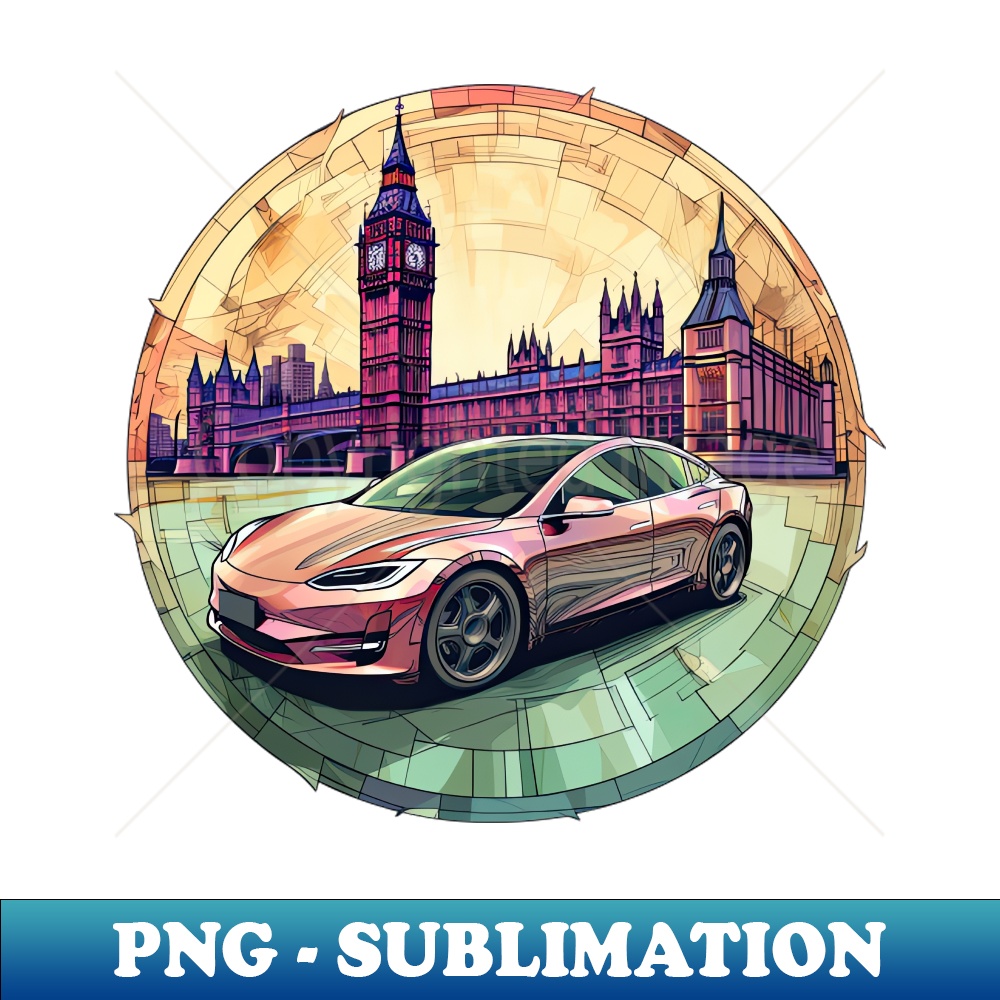 Tesla Model 3 inspired car in front of Big Ben in London Eng | Inspire ...