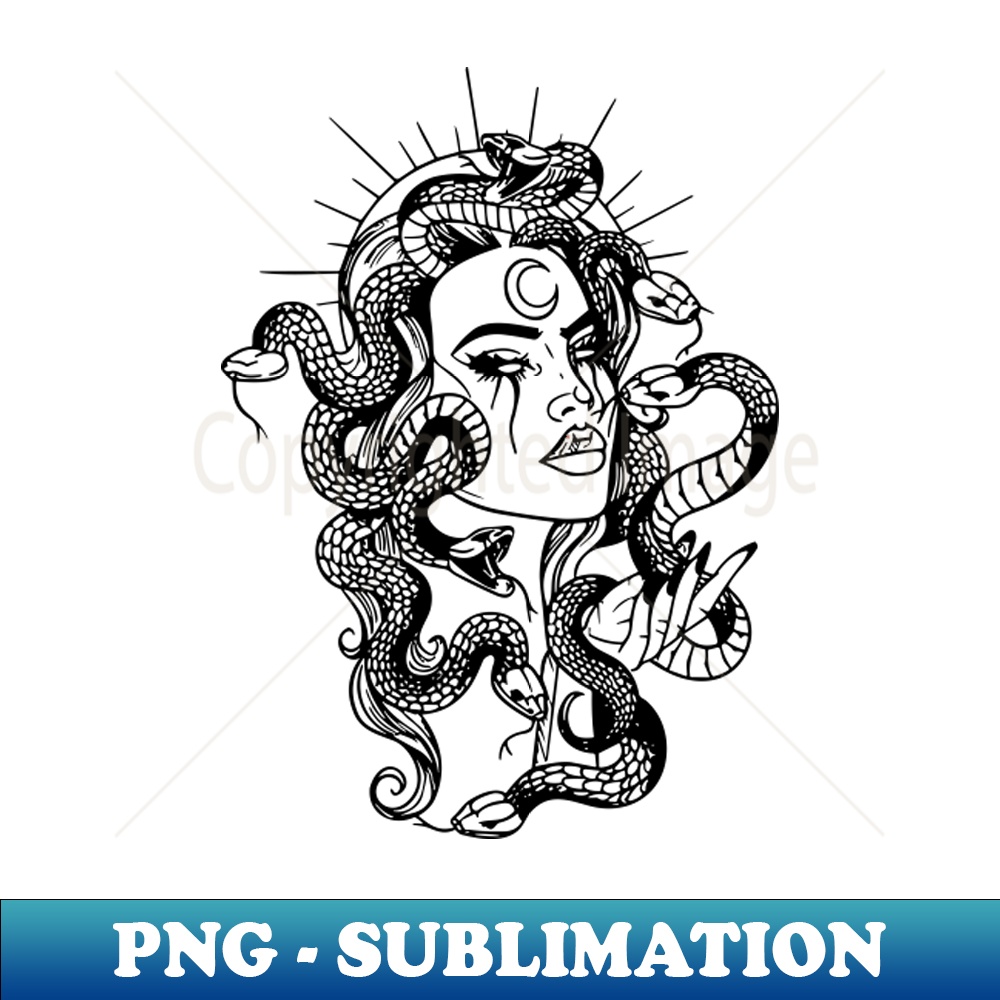 Medusa Head Myth Gorgon Snake Hair Greek Mythology - Premium | Inspire ...