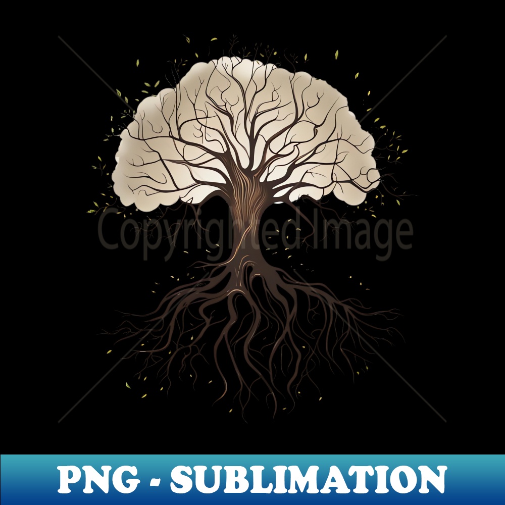 Tree with Roots Branches Design V1 - Instant PNG Sublimatio - Inspire ...