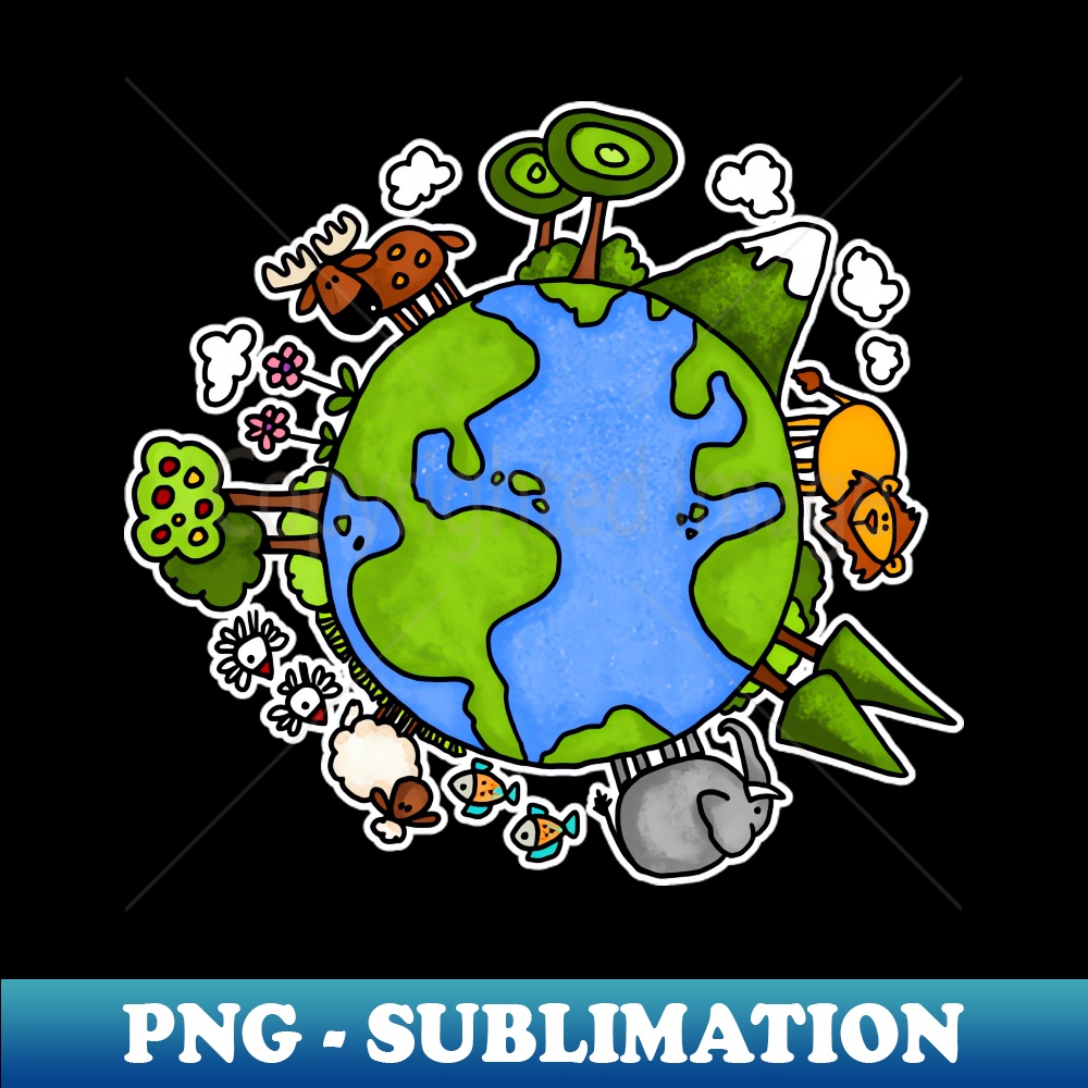 Planet Earth - Unique Sublimation PNG Download - Bring Your | Inspire ...