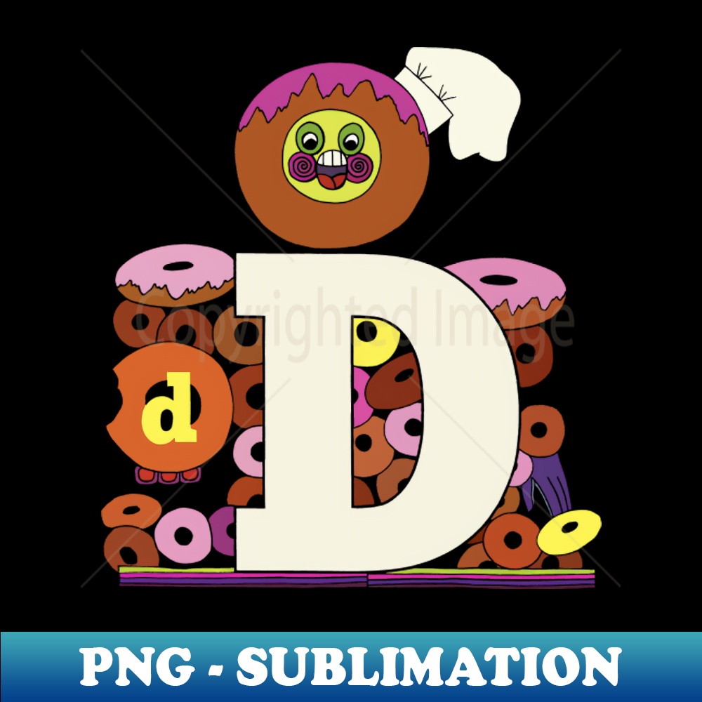 The Letter People Mr D Donuts - Aesthetic Sublimation Digita - Inspire ...