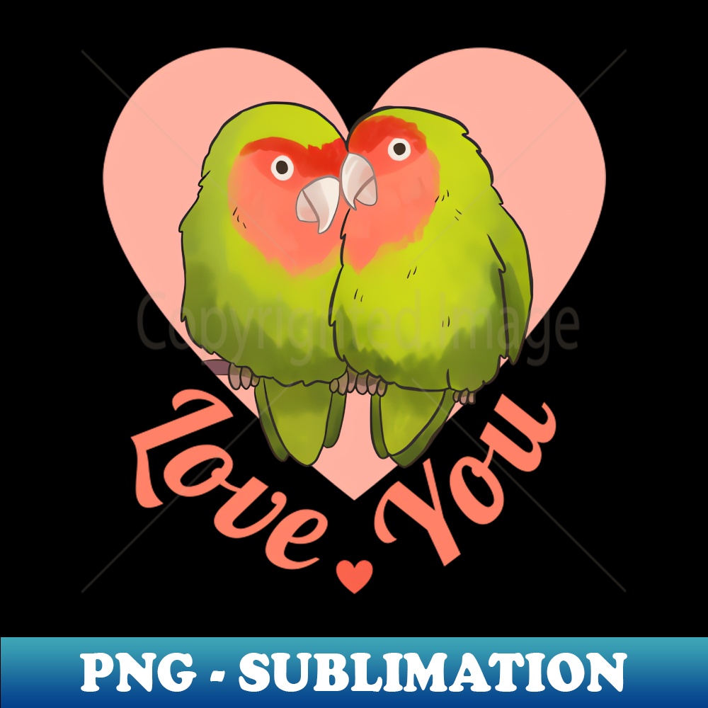Cute love birds I love you for valentines day - Creative Sub | Inspire ...