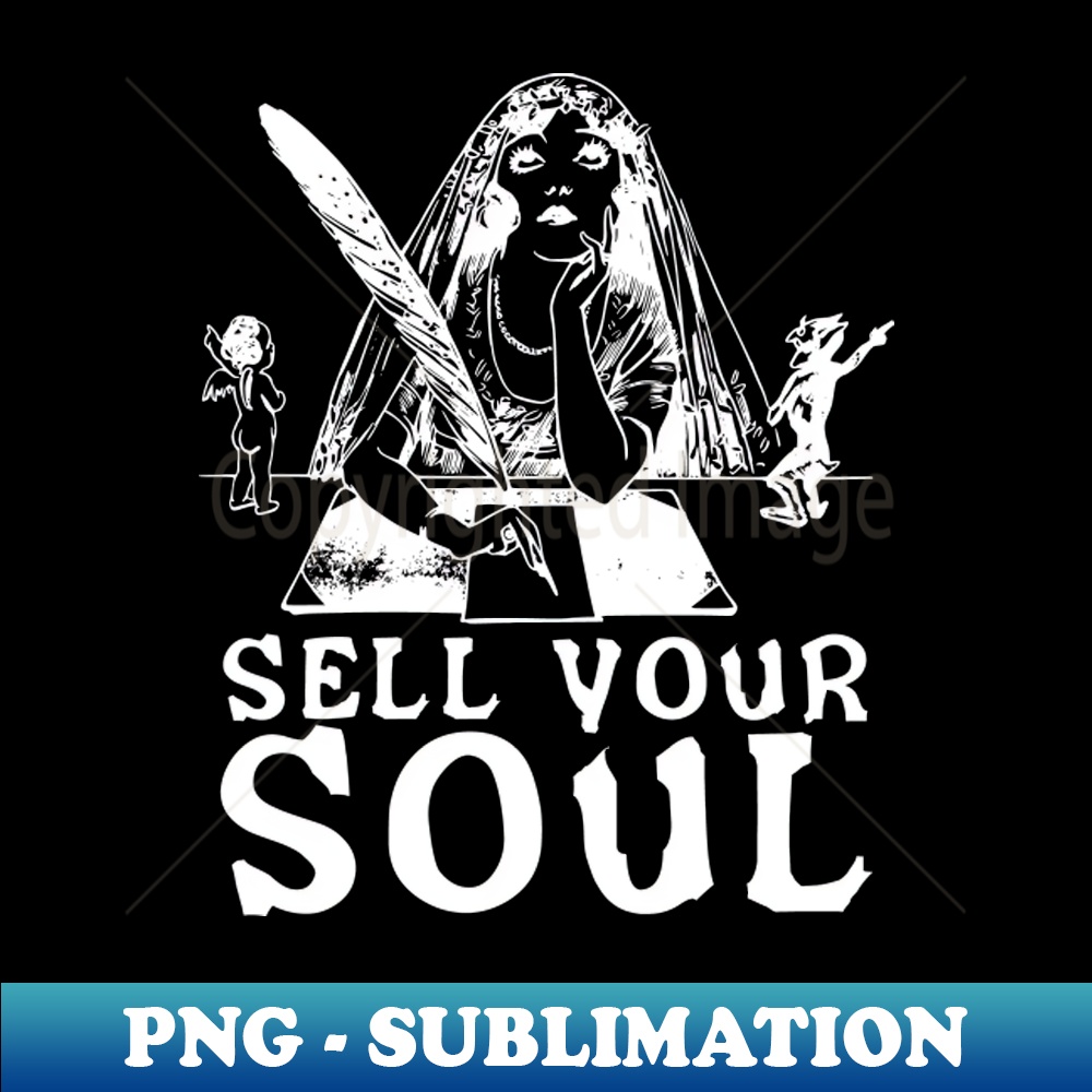 Sell Your Soul Halloween Devil Demon Horror Gothic Creepy Sa | Inspire ...