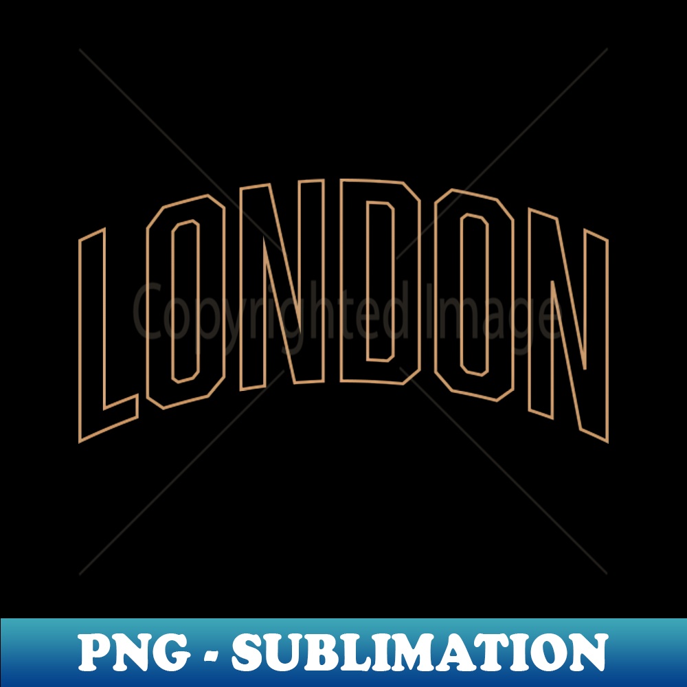 London Sand Outline - Decorative Sublimation PNG File - Perf | Inspire ...