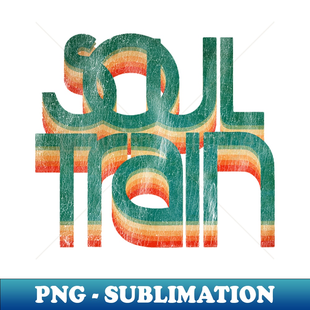 RETRO SOUL TRAIN VINTAGE COLOR - PNG Transparent Sublimation - Inspire ...