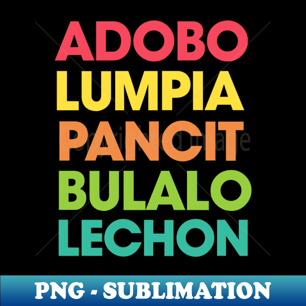 pinoy food - Sublimation-Ready PNG File - Stunning Sublimati | Inspire ...
