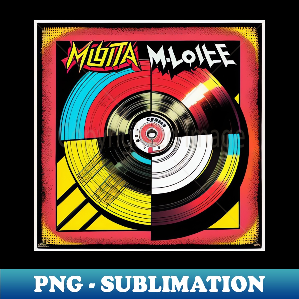 Mock Vinyl Album Cover - High-Resolution PNG Sublimation Fil | Inspire ...