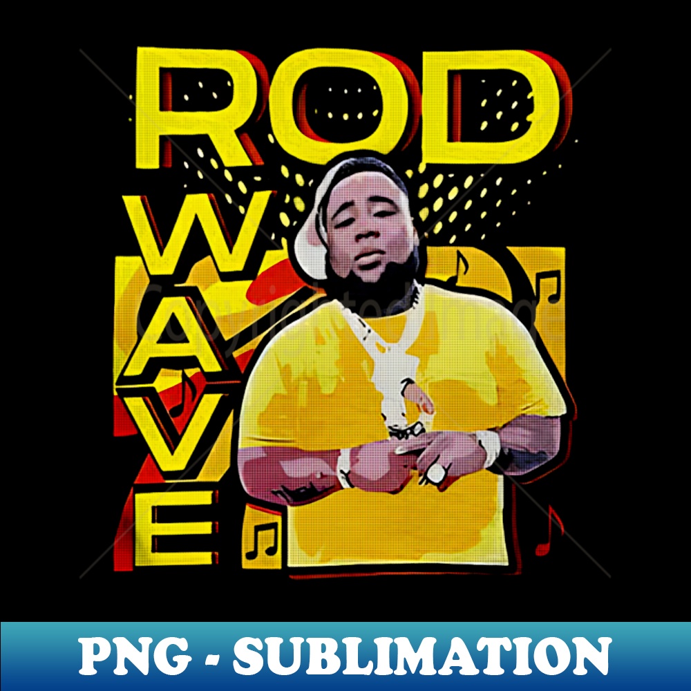Rod Wave Awesome - PNG Transparent Sublimation Design - Fash - Inspire ...