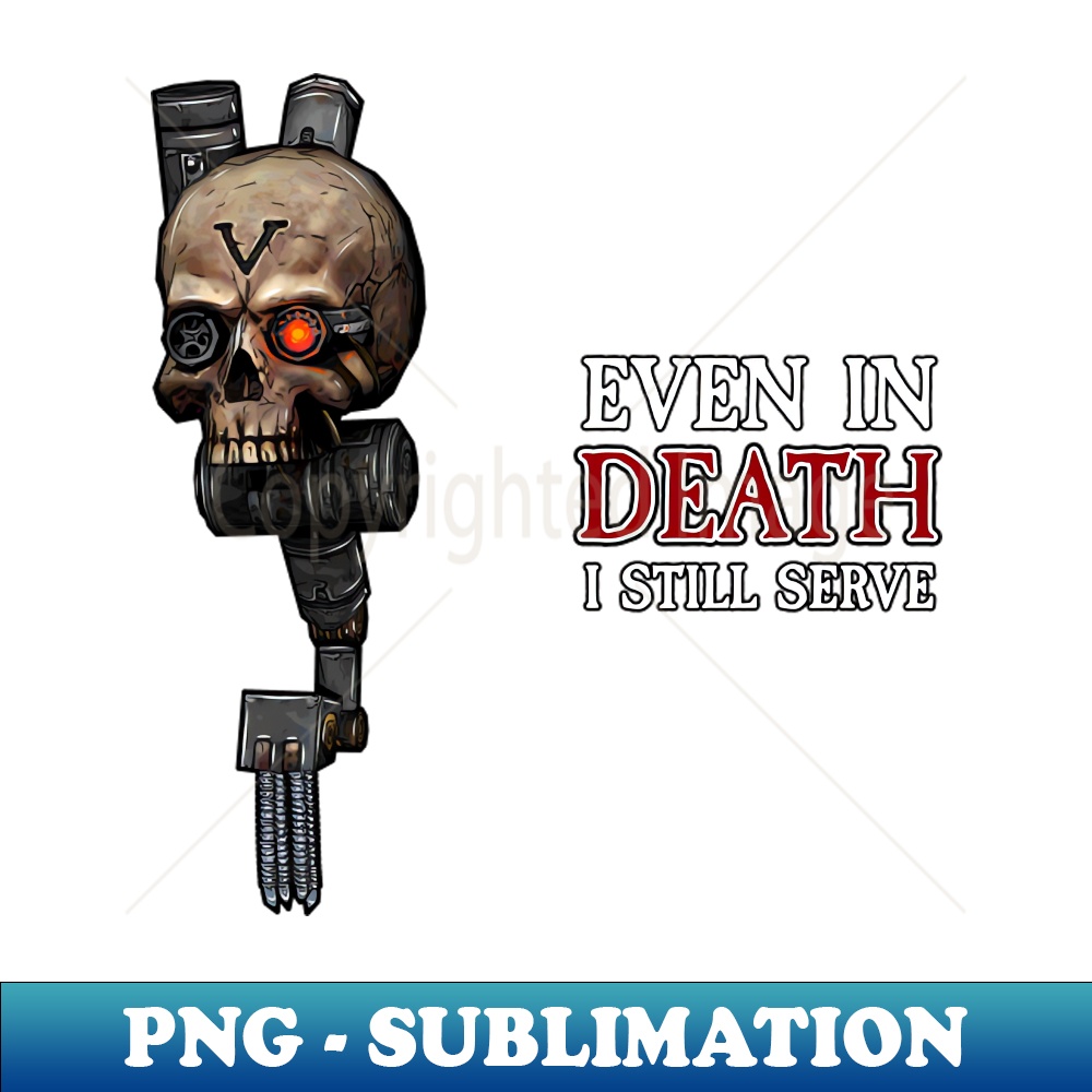 Servo Skull - PNG Transparent Sublimation File - Revolutioni | Inspire ...