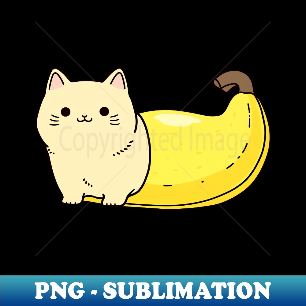 Cat Banana or Banana Cat - Exclusive PNG Sublimation Downloa | Inspire ...
