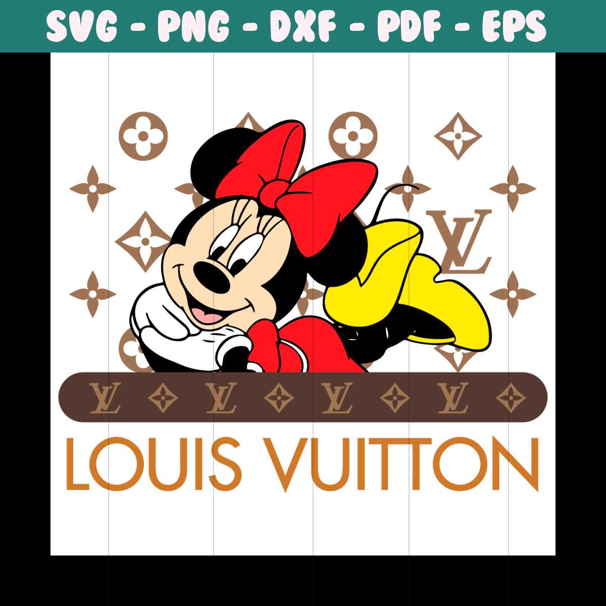 Louis Vuitton Minnie Mouse Svg, Trending Svg, LV Minnie Svg, | Inspire ...