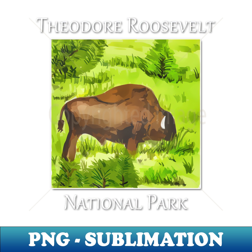 Theodore Roosevelt National Park - PNG Sublimation Digital D | Inspire ...