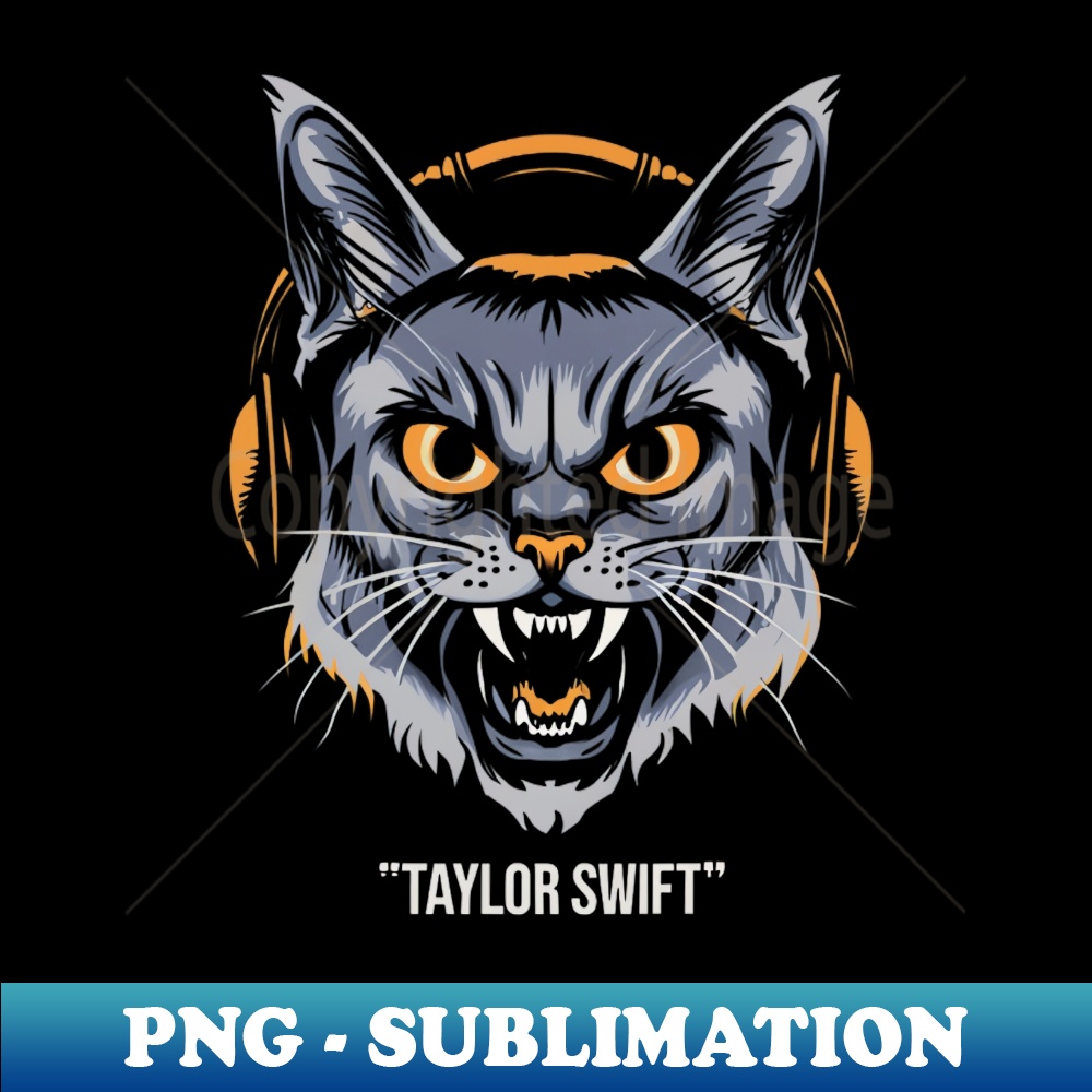 Taylor Swift Angry Cat Death Metal - PNG Transparent Digital - Inspire ...