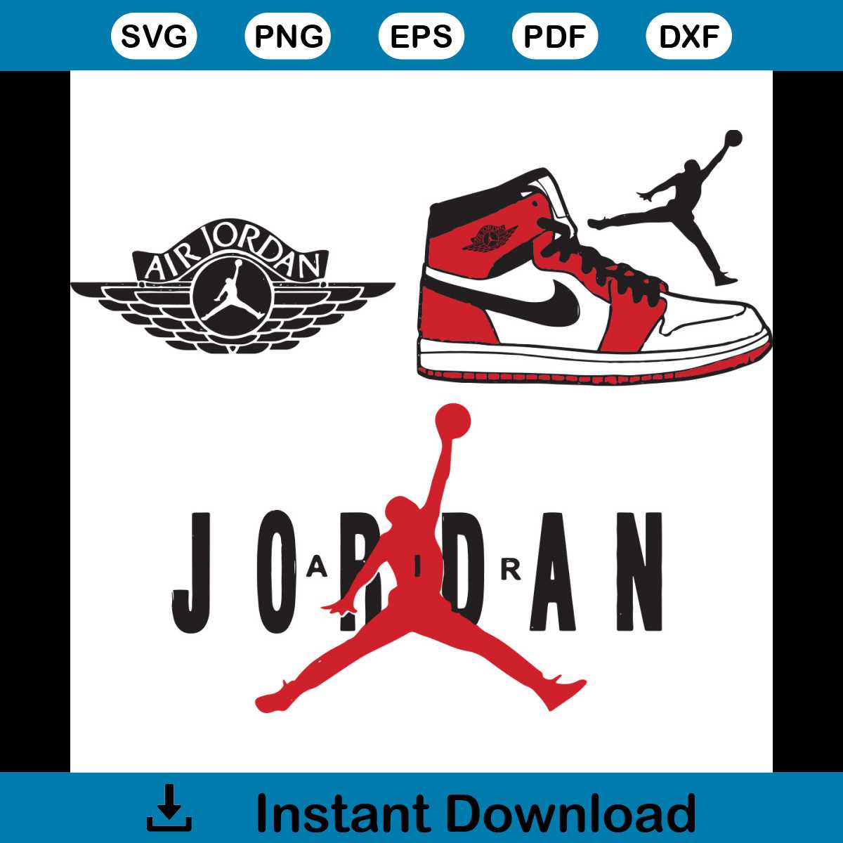 Air Jordan Logos Svg, Trending Svg, Jordan Svg, Jordan Logo, - Inspire ...