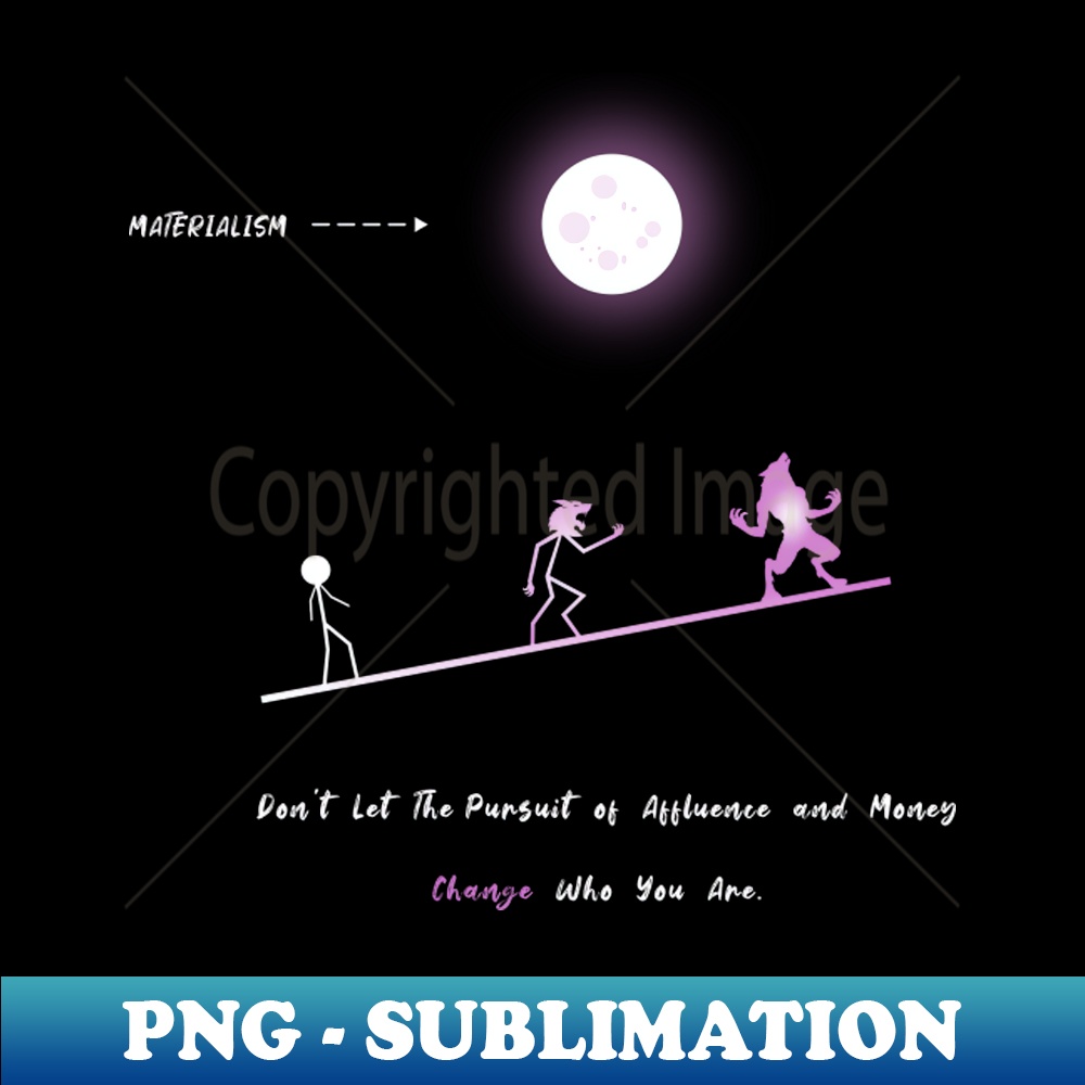 MATERIALISTIC WEREWOLF - Creative Sublimation PNG Download - - Inspire ...