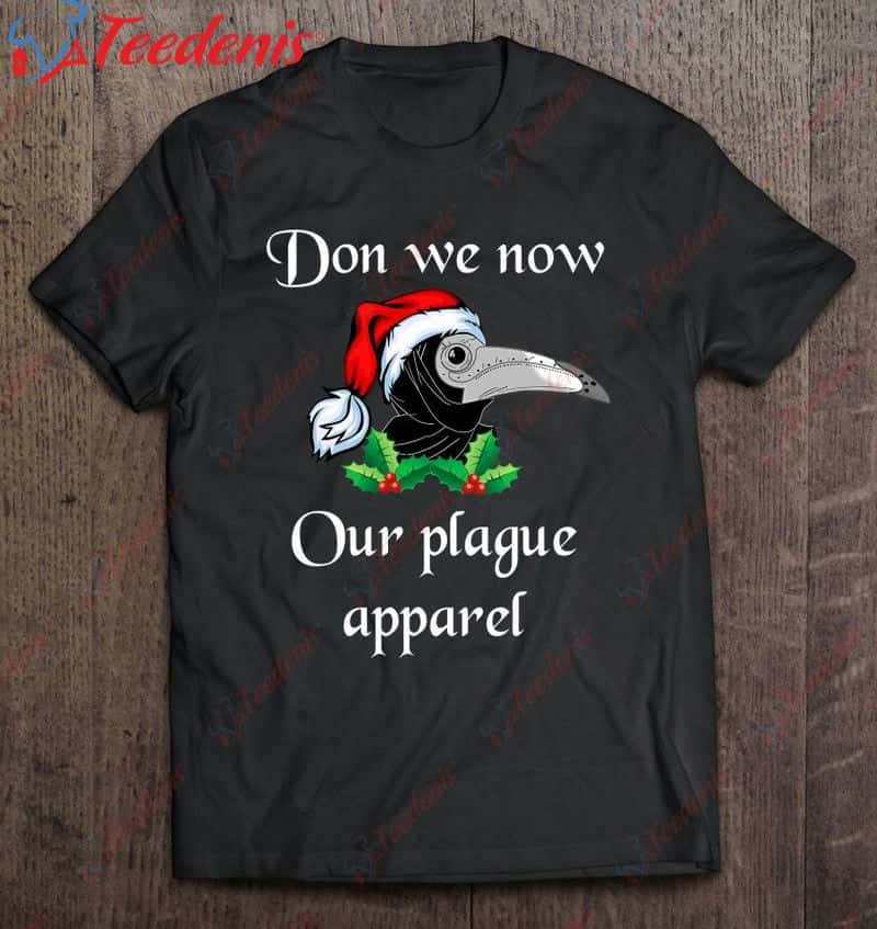 Christmas Plague Doctor Mask Don We Now Our Plague Apparel T | Inspire ...