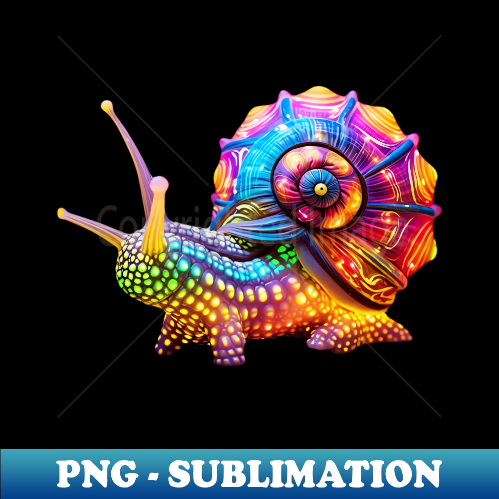 Psychedelic Neon Funky Snai - Professional Sublimation Digit | Inspire ...