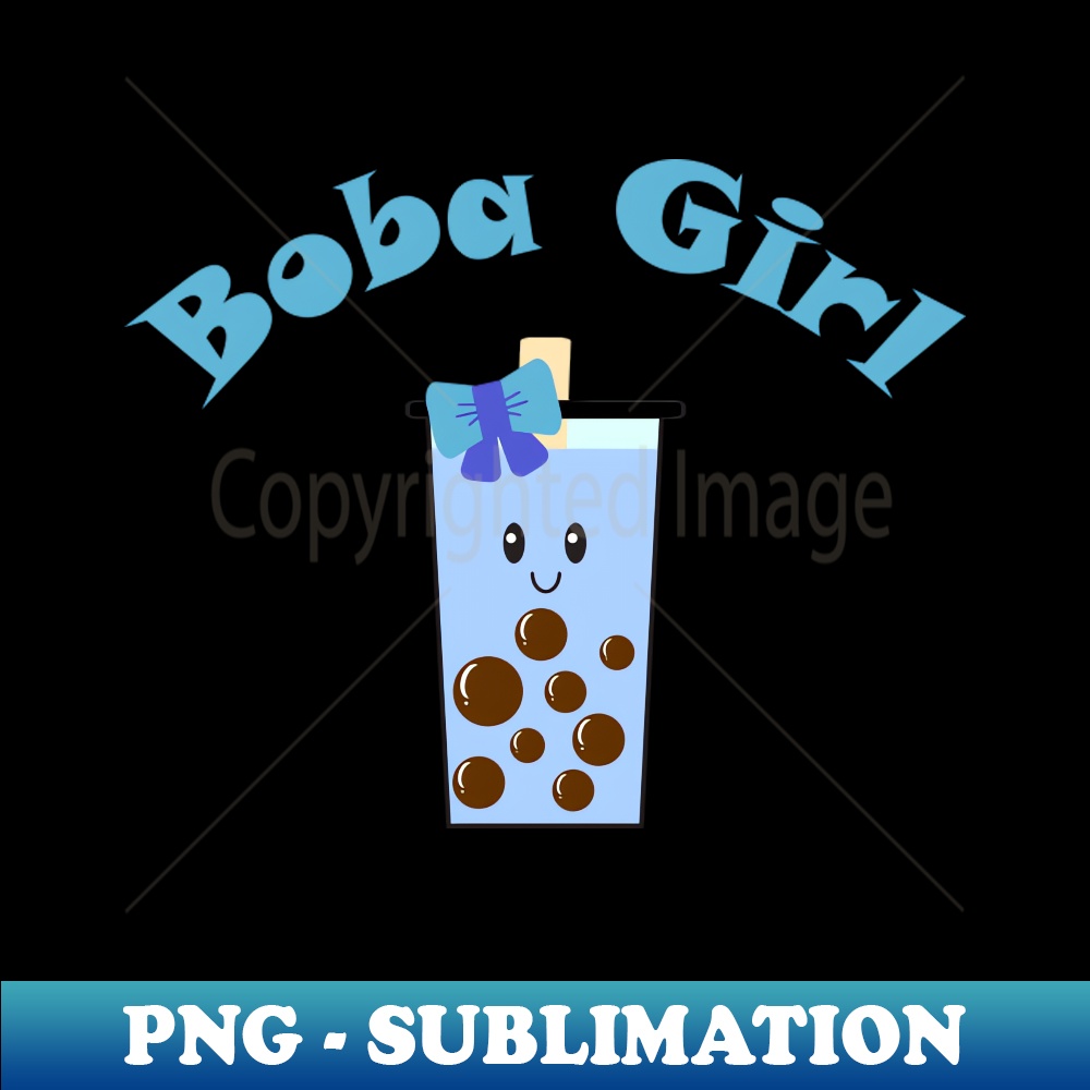 Boba Girl in Blue - Exclusive Sublimation Digital File - Def | Inspire ...