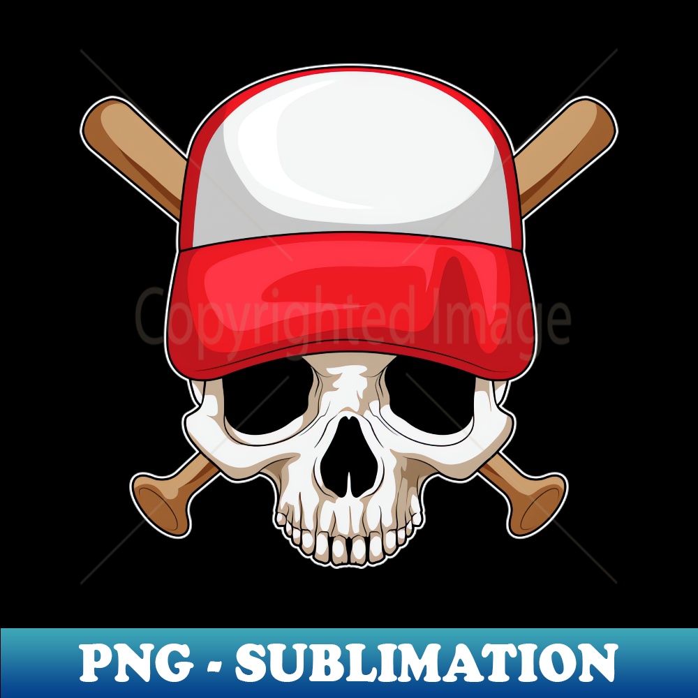 Skull Baseball Baseball bat - Decorative Sublimation PNG Fil | Inspire ...