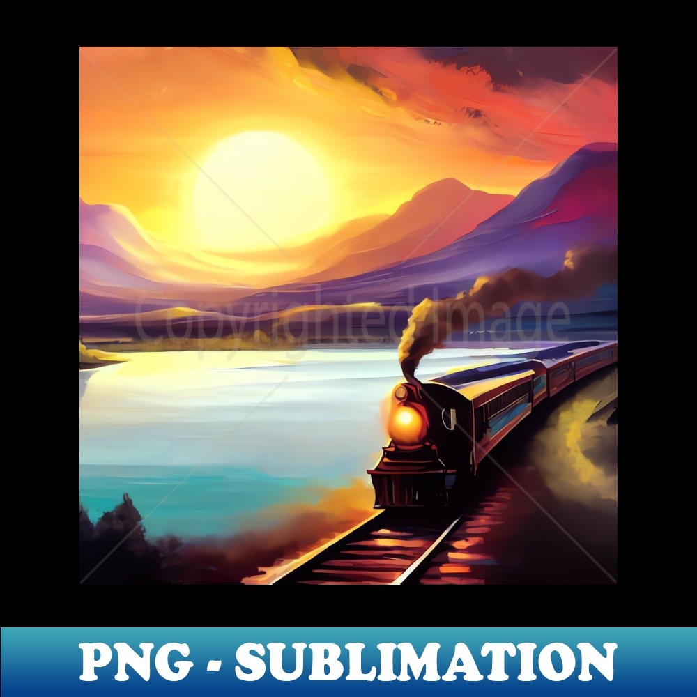 Slow train coming - Sublimation-Ready PNG File - Defying the | Inspire ...