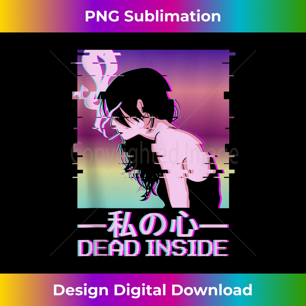 Dead Inside Lofi Vaporwave Alt Indie Aesthetic Anime Girl Ta | Inspire ...