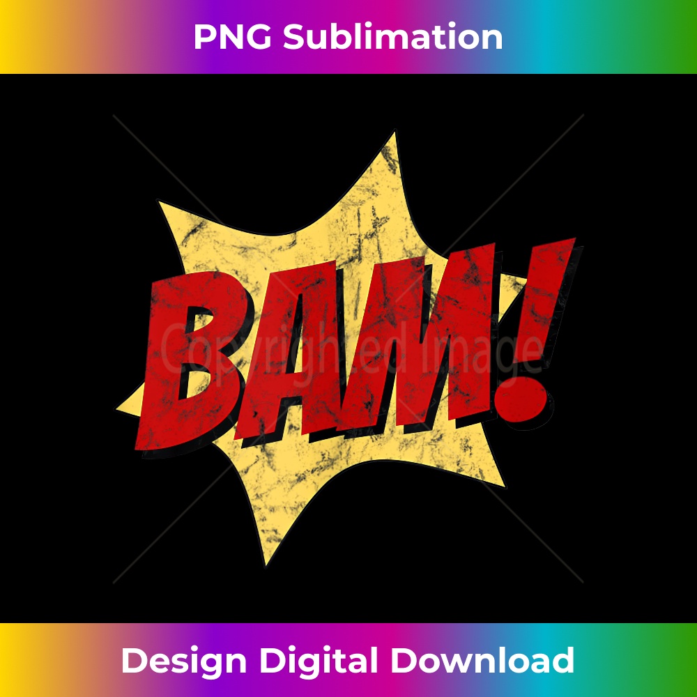 Bam! Funny Comic Books Sound Retro Pop Art Tank To 0230 - Cr | Inspire ...