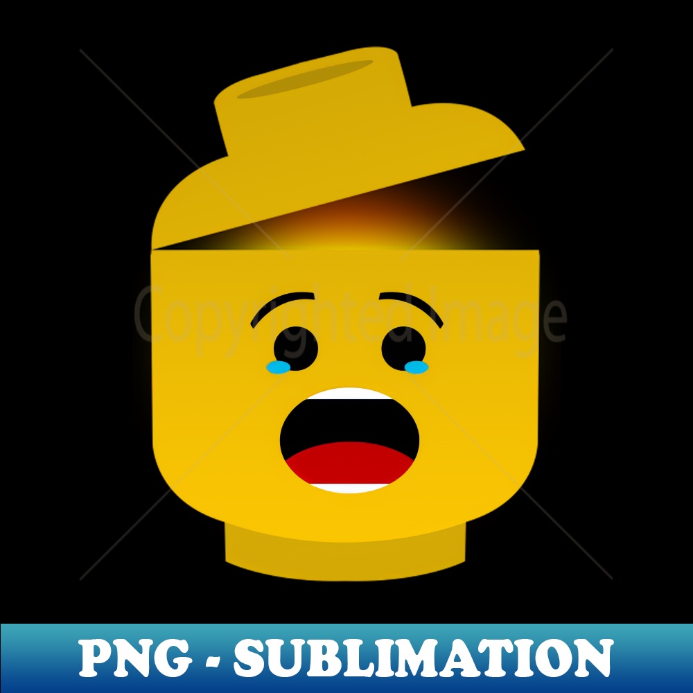 Lego head Mindblown - Exclusive Sublimation Digital File - B | Inspire ...