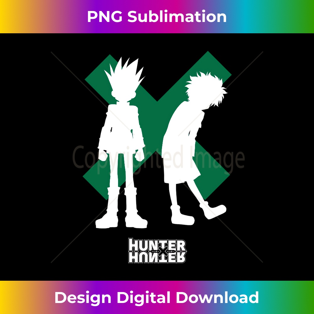 Hunter X Hunter Gon Freecss And Killua Silhouettes Long Slee | Inspire ...
