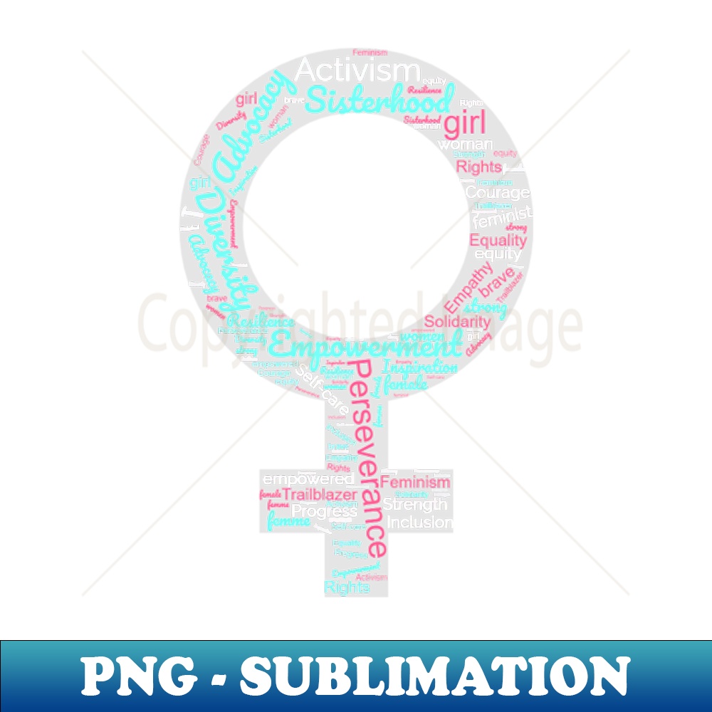Female Symbol Word Art - International Womens Day - Digital - Inspire ...