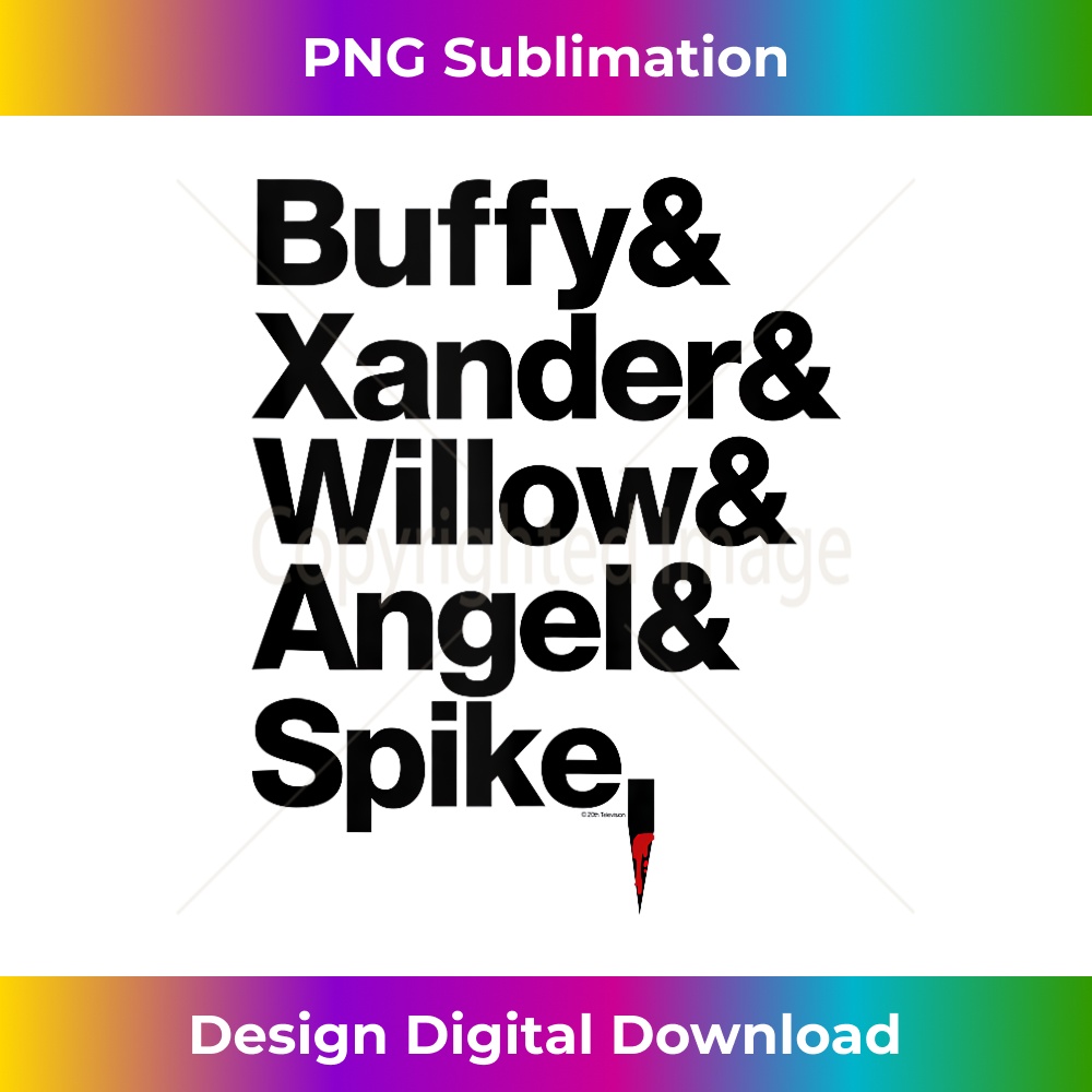 Buffy the Vampire Slayer Buffy Xander Willow Angel Spike Tan | Inspire ...