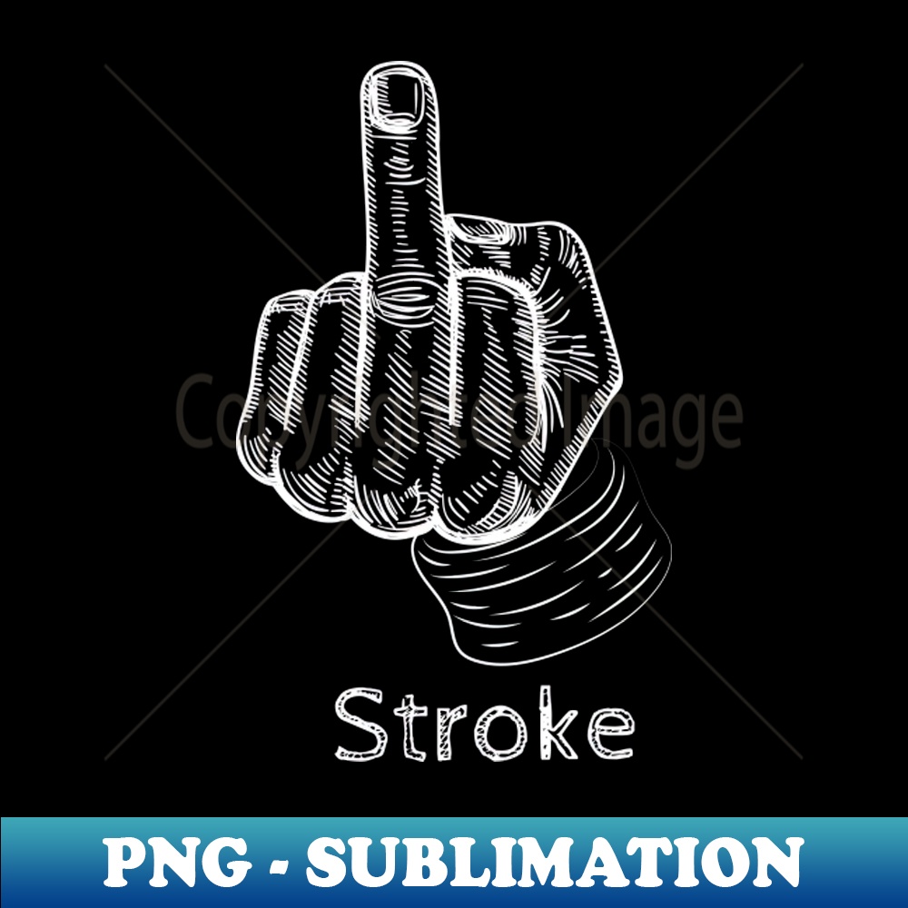 Middle finger Stroke - Stylish Sublimation Digital Download | Inspire ...