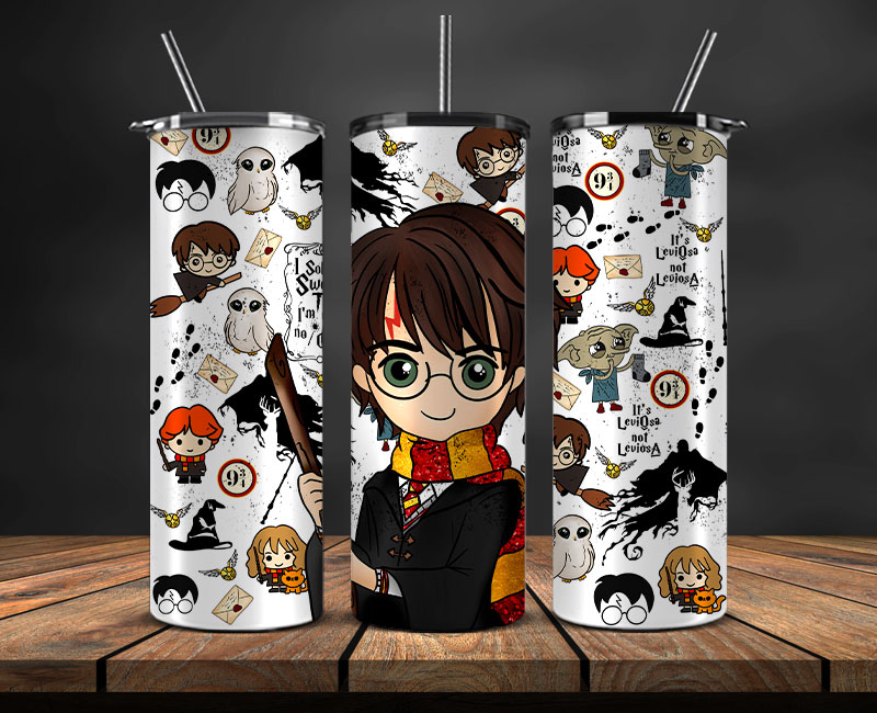 Harry Potter Tumbler Png, Harry Tumbler Wrap 08 | Inspire Uplift